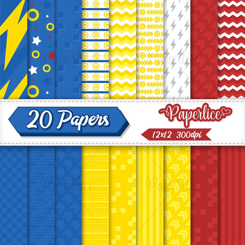 Flash Digital Paper - Etsy