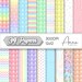 Pop It Digital Paper, Pastel Rainbow Pop Fidget Toy, Crown, Swan ...