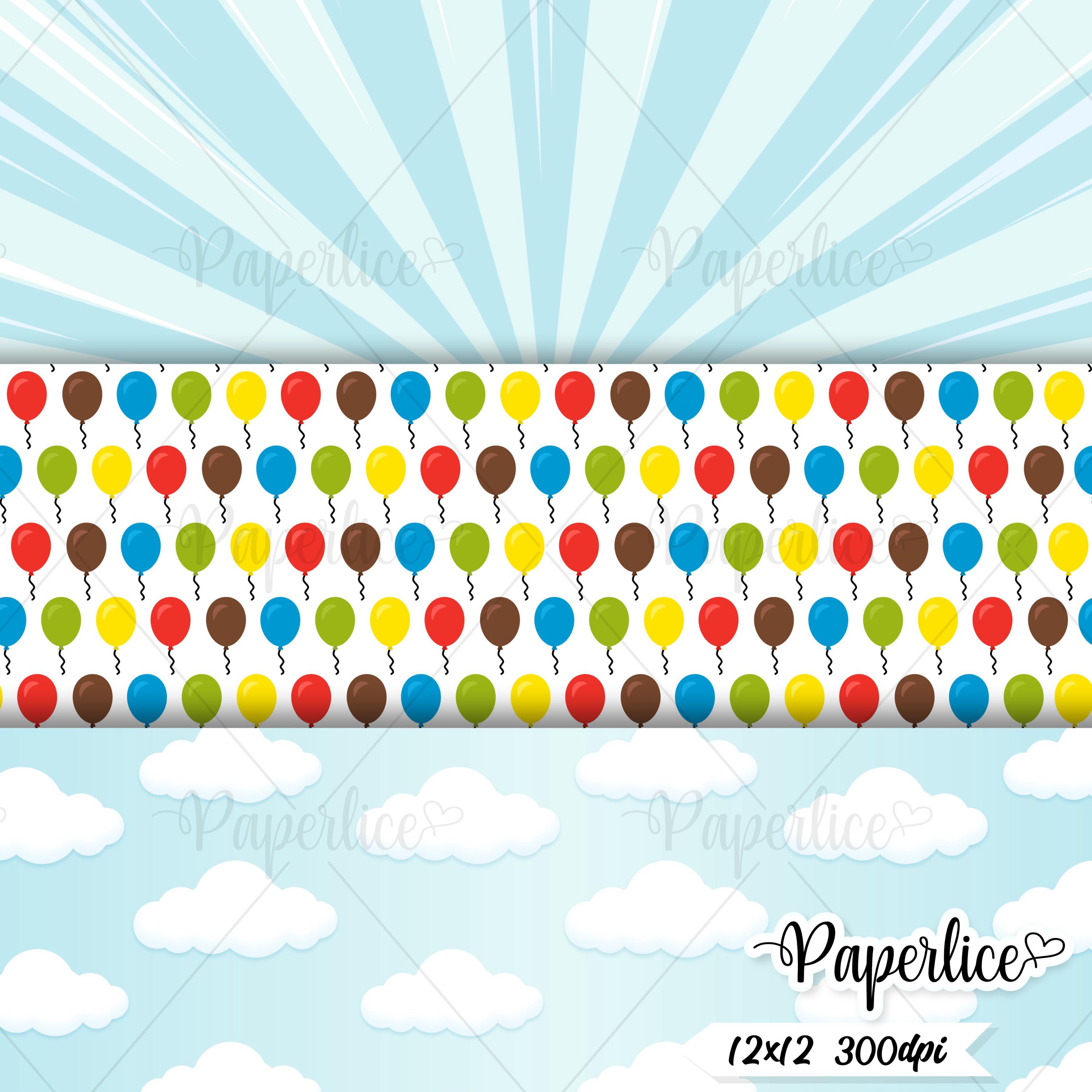 Circus Monkey Digital Paper - Etsy