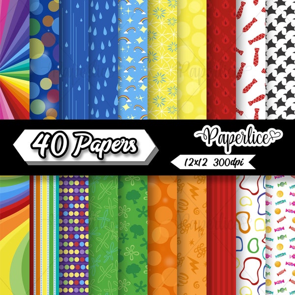 Inside Out Digital Paper - Etsy