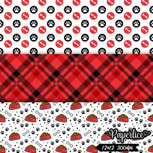 Dog and Friends Digital Paper - Etsy