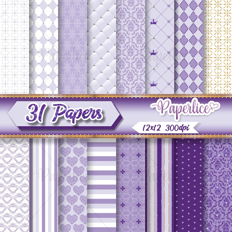 Sofia Princess Digital Paper - Etsy