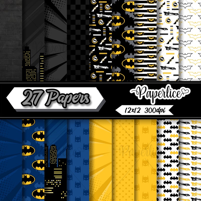 Bat Digital Paper - Etsy