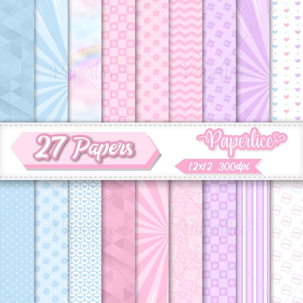 Girl Digital Paper - Etsy