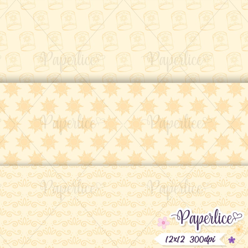 Tangled Digital Papers Seamless Pattern - Etsy