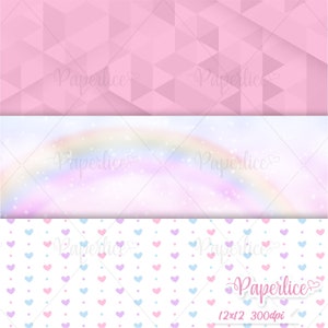 Cube Girl Digital Paper - Etsy