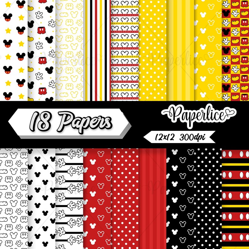 Miki Digital Paper Seamless Pattern - Etsy