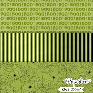 Halloween Digital Paper Trick or Treat Scrapbook Papers - Etsy