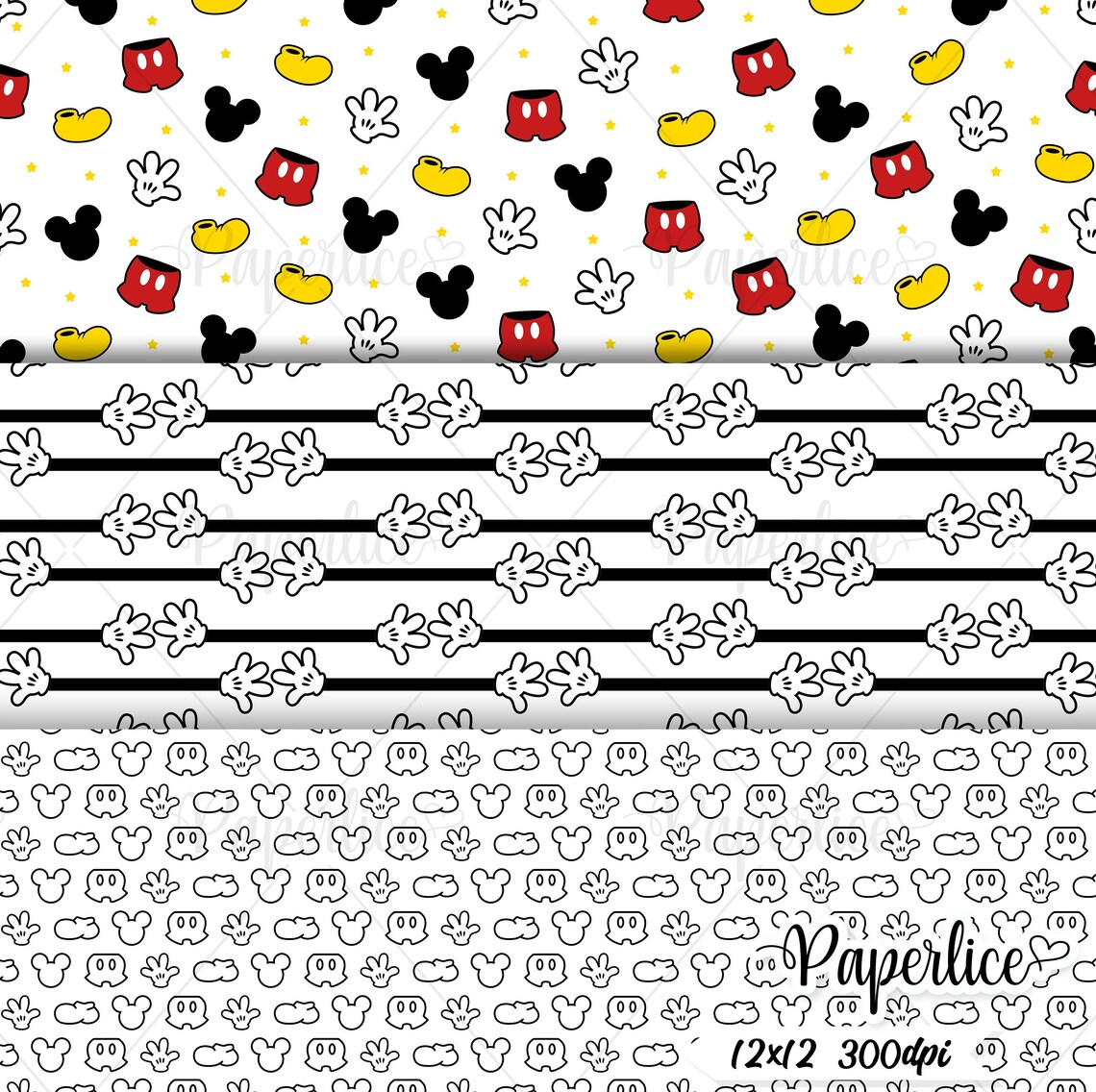 Miki Digital Paper Seamless Pattern - Etsy