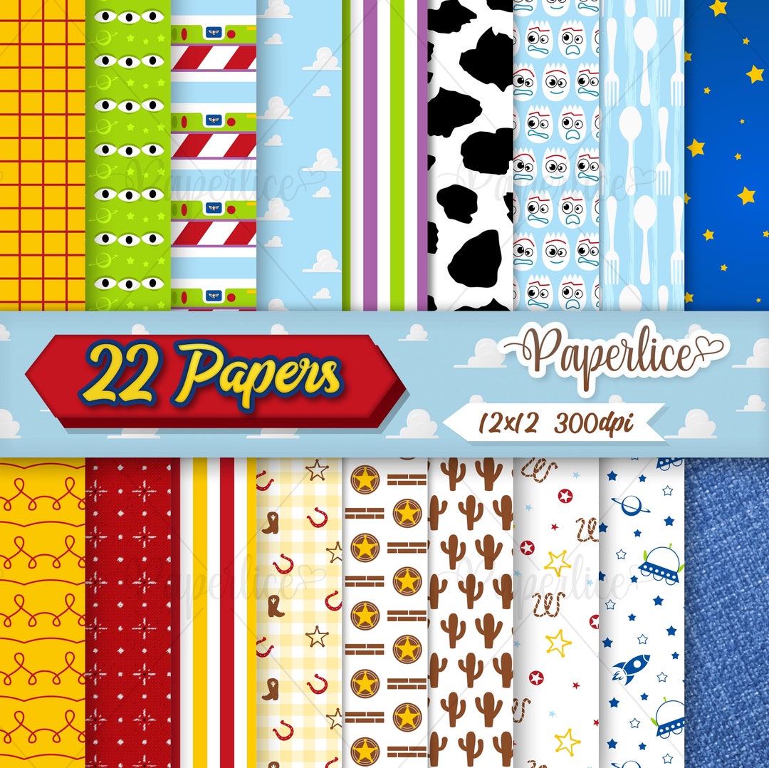 Toy Digital Paper Story Digital Kit - Etsy