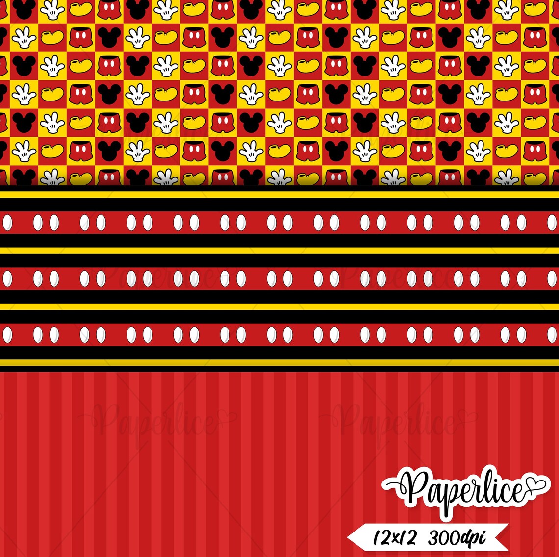 Miki Digital Paper Seamless Pattern - Etsy