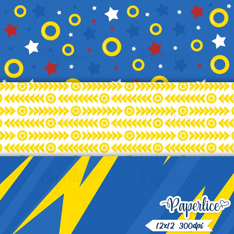 Flash Digital Paper - Etsy