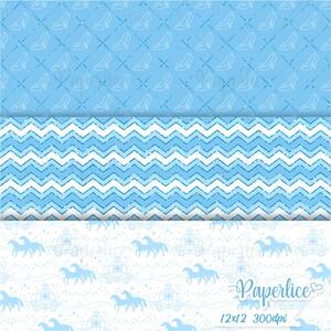 Princess Digital Papers, Fairy Tale Pattern, Princess Scrapbook Papers ...