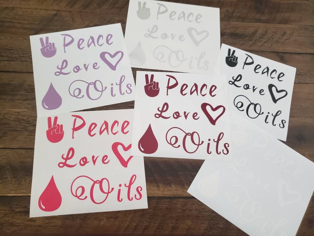 Essential Oil Decal/ Oily Sticker/ Aromatherapy Diffuser Decal/ Laptop ...