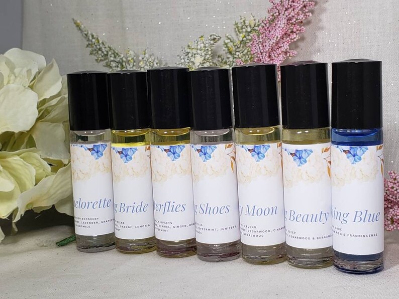 Bridal Shower Gift/ Essential Oil Blends for the Bride/ Wedding Shower ...