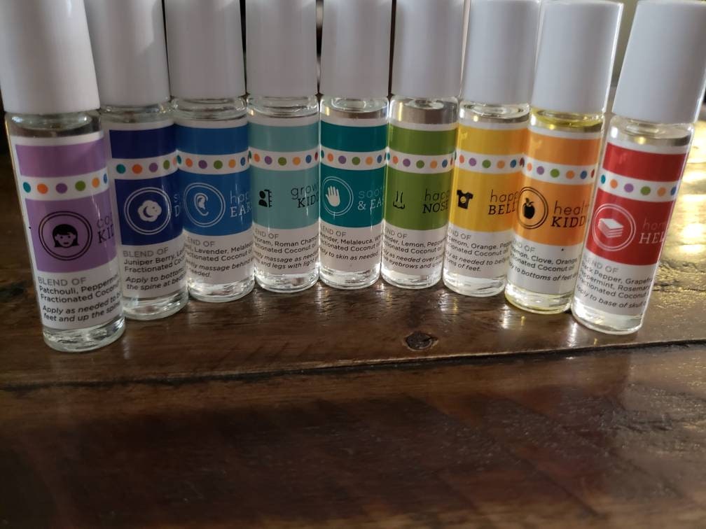 Kids Essential Oil Roller Bottles/ Oils for Kids/ Back to School/ Kids ...