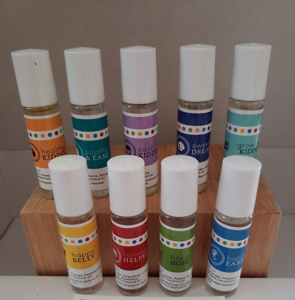 Kids Essential Oil Roller Bottles/ Oils for Kids/ Back to School/ Kids ...