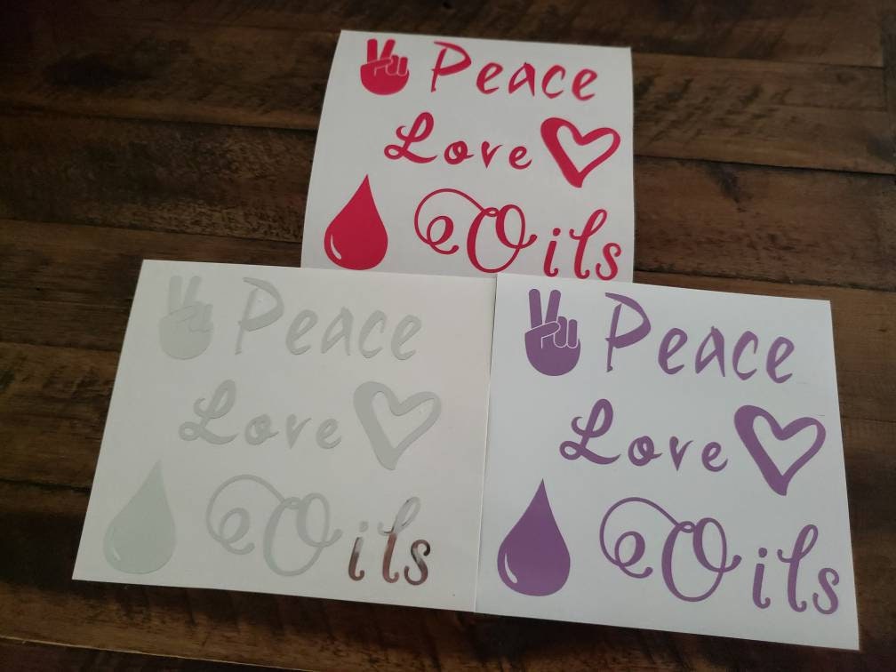 Essential Oil Decal/ Oily Sticker/ Aromatherapy Diffuser Decal/ Laptop ...
