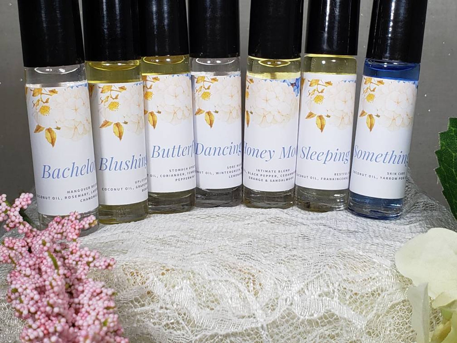 Bridal Shower Gift/ Essential Oil Blends for the Bride/ Wedding Shower ...