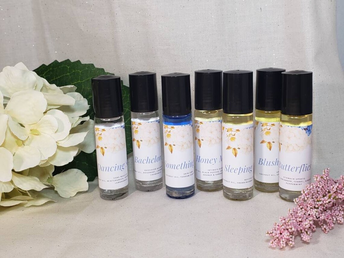 Bridal Shower Gift/ Essential Oil Blends for the Bride/ Wedding Shower ...