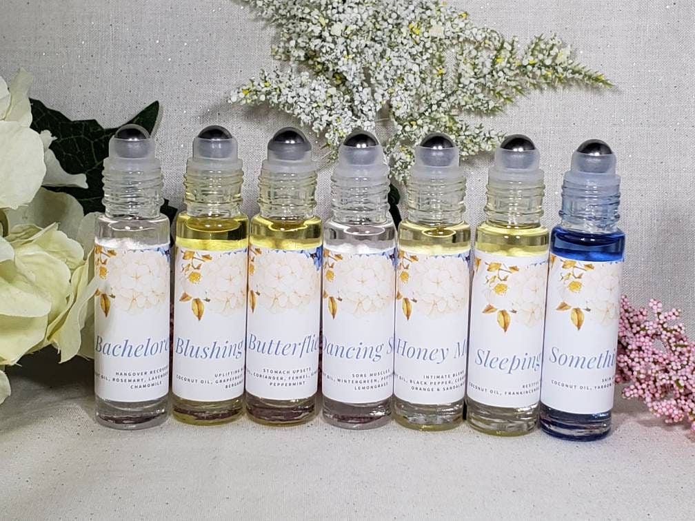 Bridal Shower Gift/ Essential Oil Blends for the Bride/ Wedding Shower ...