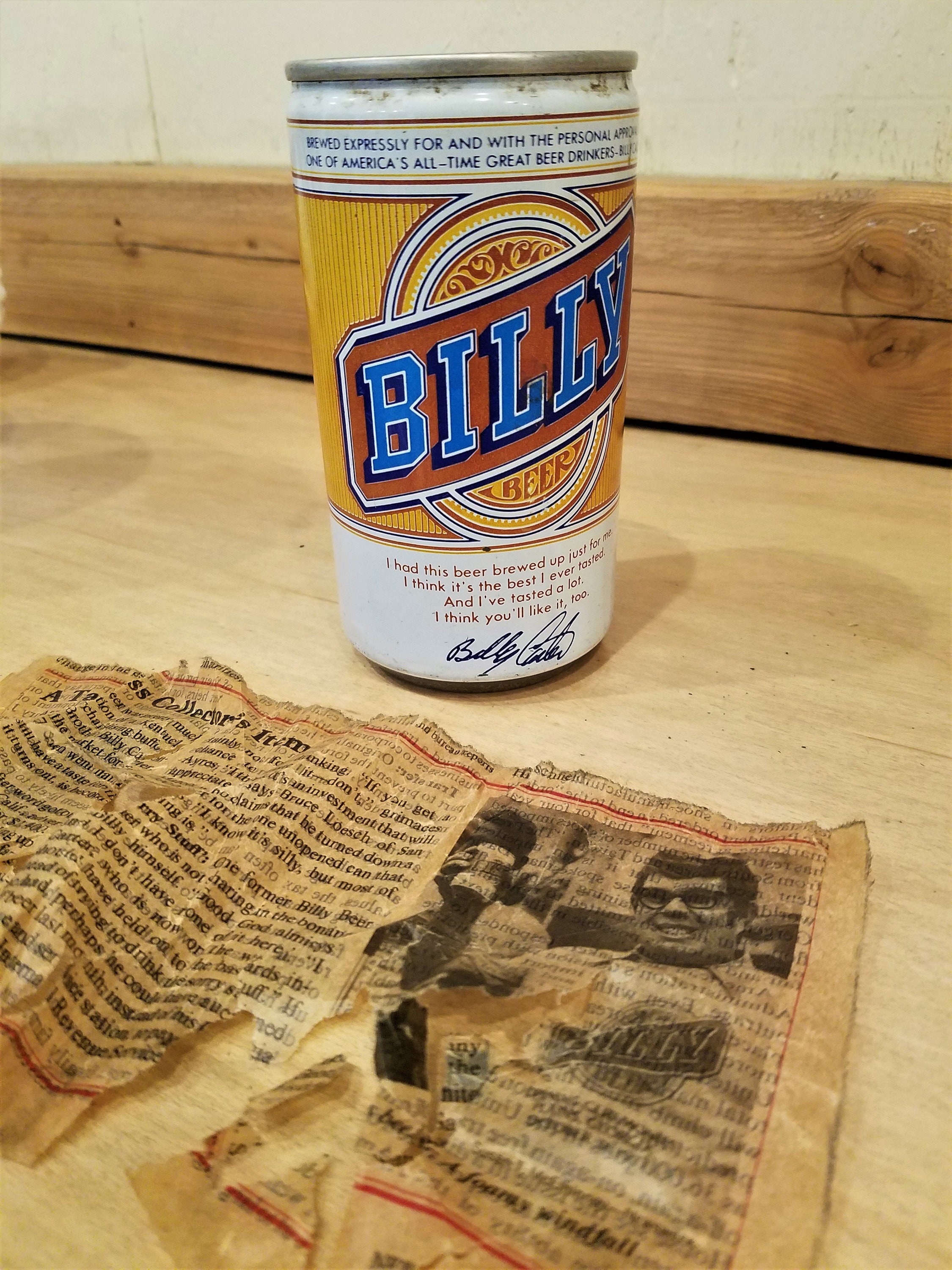 Billy Beer Can Empty - Etsy