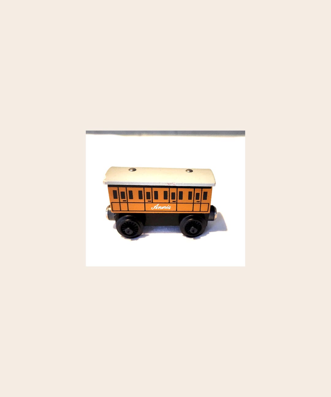 Vintage Thomas the Tank - "annie" Passenger Car - Wooden Railroad 1990 ...