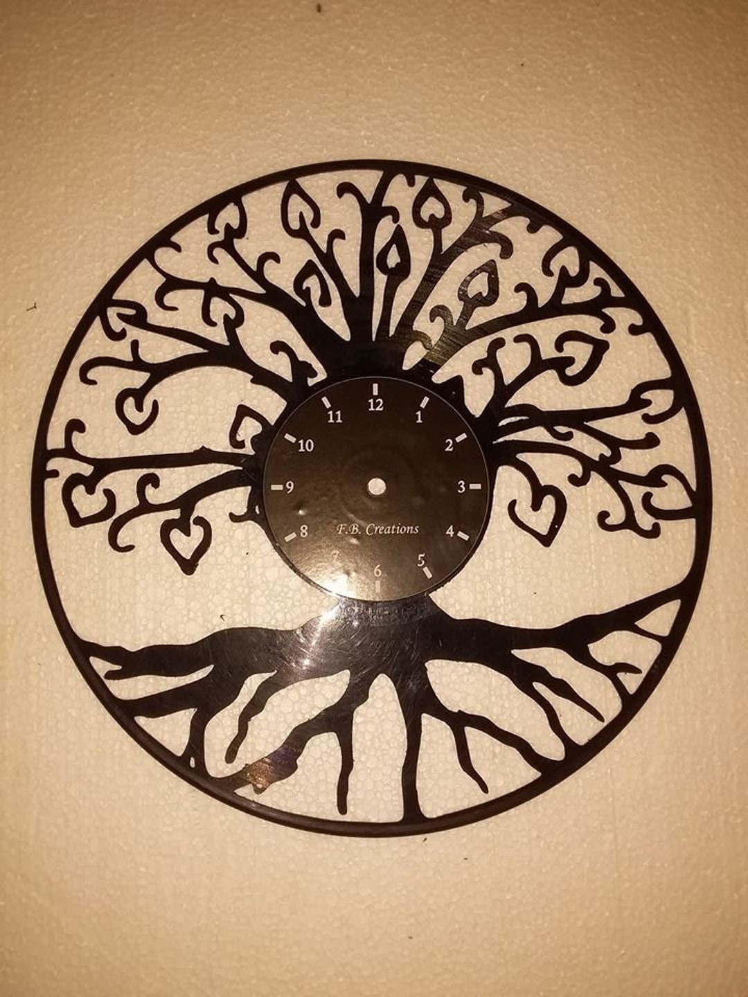 Tree of Life Vinyl Clock Pattern in DXF Format for Laser Cutting or Cnc ...