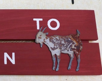Goat barn signs | Etsy