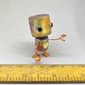 M-it - Small Copper Robot - Etsy