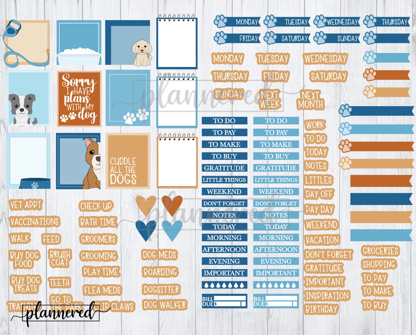 Dog Pet Care Digital Stickers 600 Dog Care Digital Sticker - Etsy