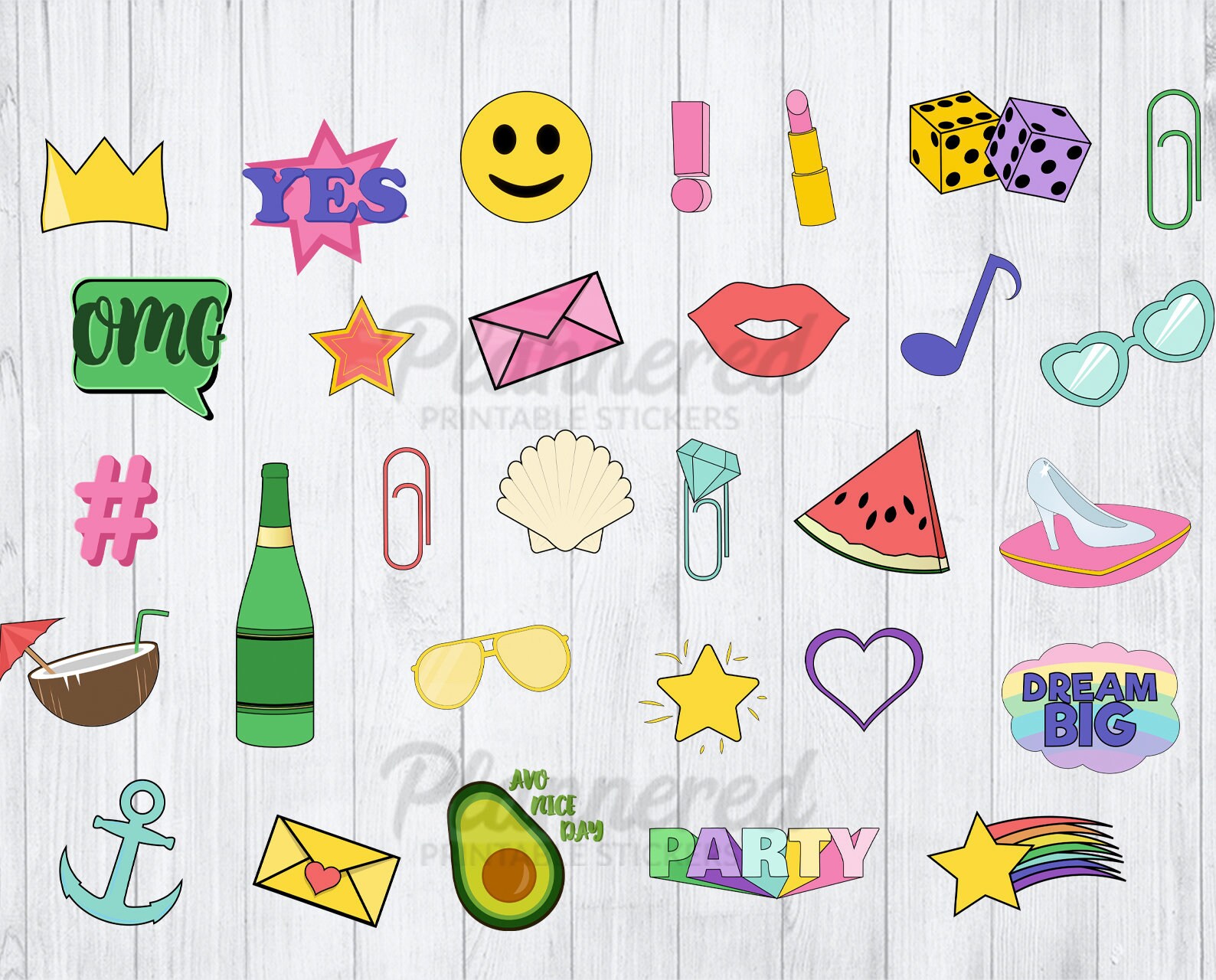 Digital Pop Stickers Comic Style Digital Goodnotes Stickers - Etsy