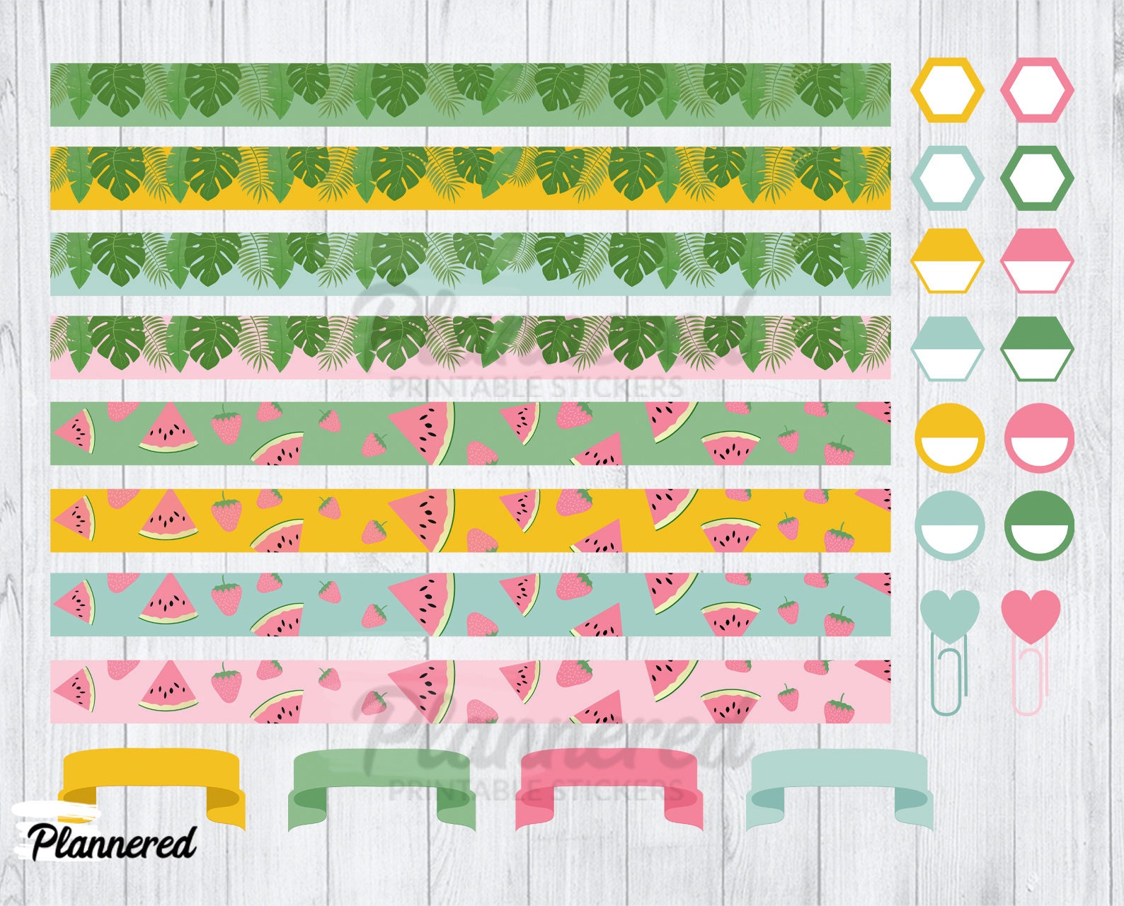 June Digital Stickers 500 Digital June Summer Sticker Set - Etsy