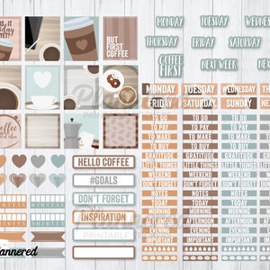 Coffee Digital Stickers, 500+ Coffee Lover Digital Sticker Set ...