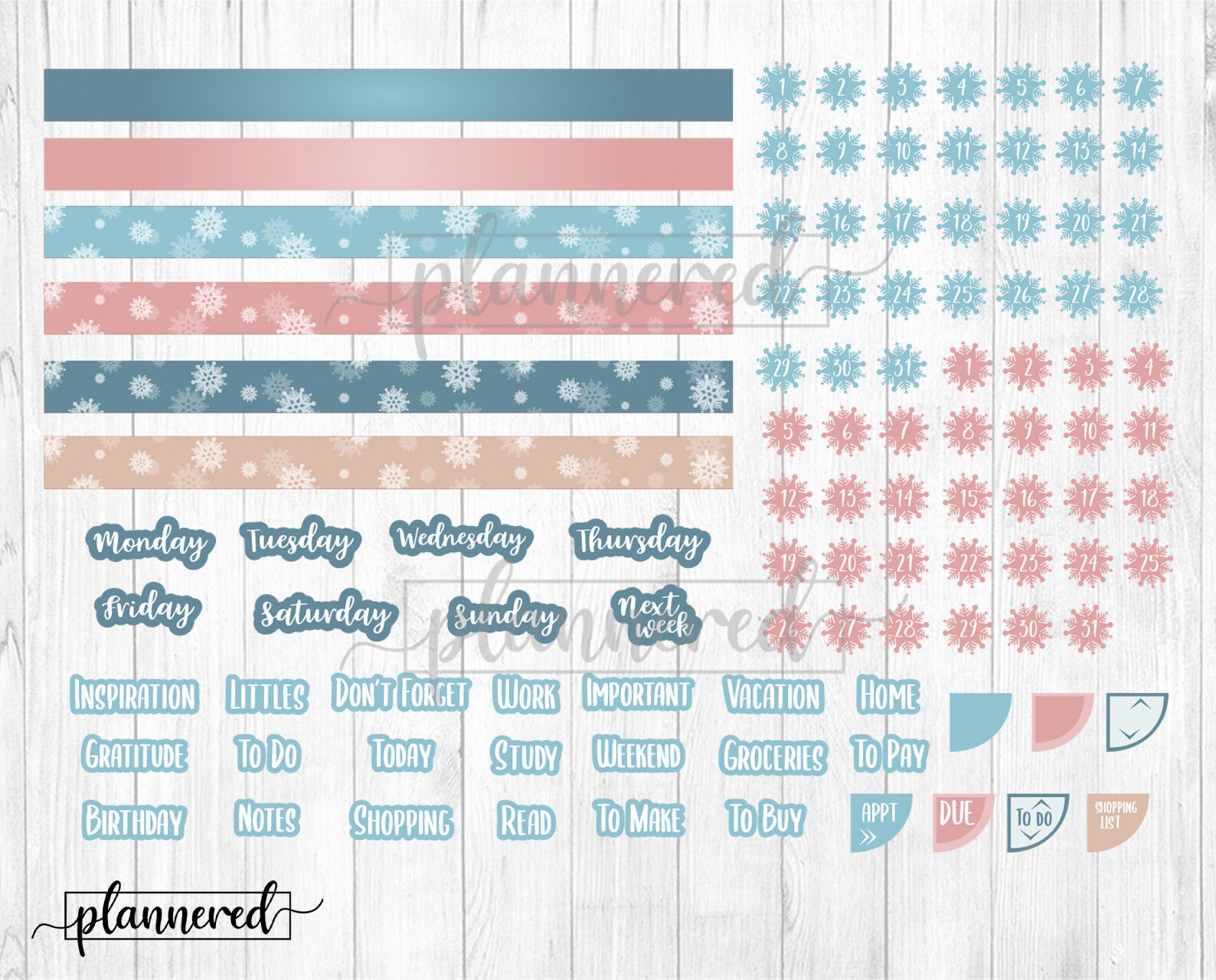 Cosy Winter Digital Stickers Winter time Digital Goodnotes | Etsy