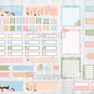 Spring Digital Stickers, 500+ Digital Floral Spring Sticker Set ...