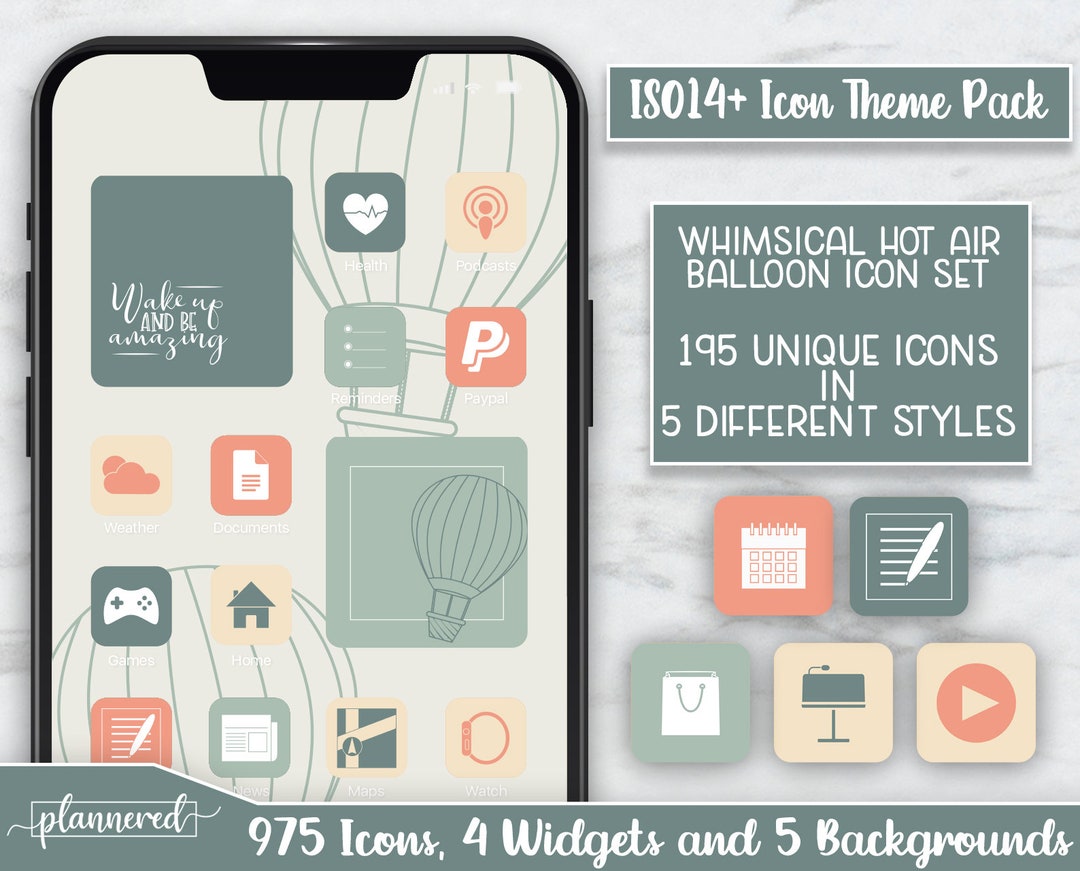 IPhone ISO 14 Icons, Aesthetic iPhone Icon Bundle, Set of 975 Icons ...