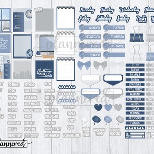 Work Digital Stickers, 500+ Office Working Digital Sticker Set ...