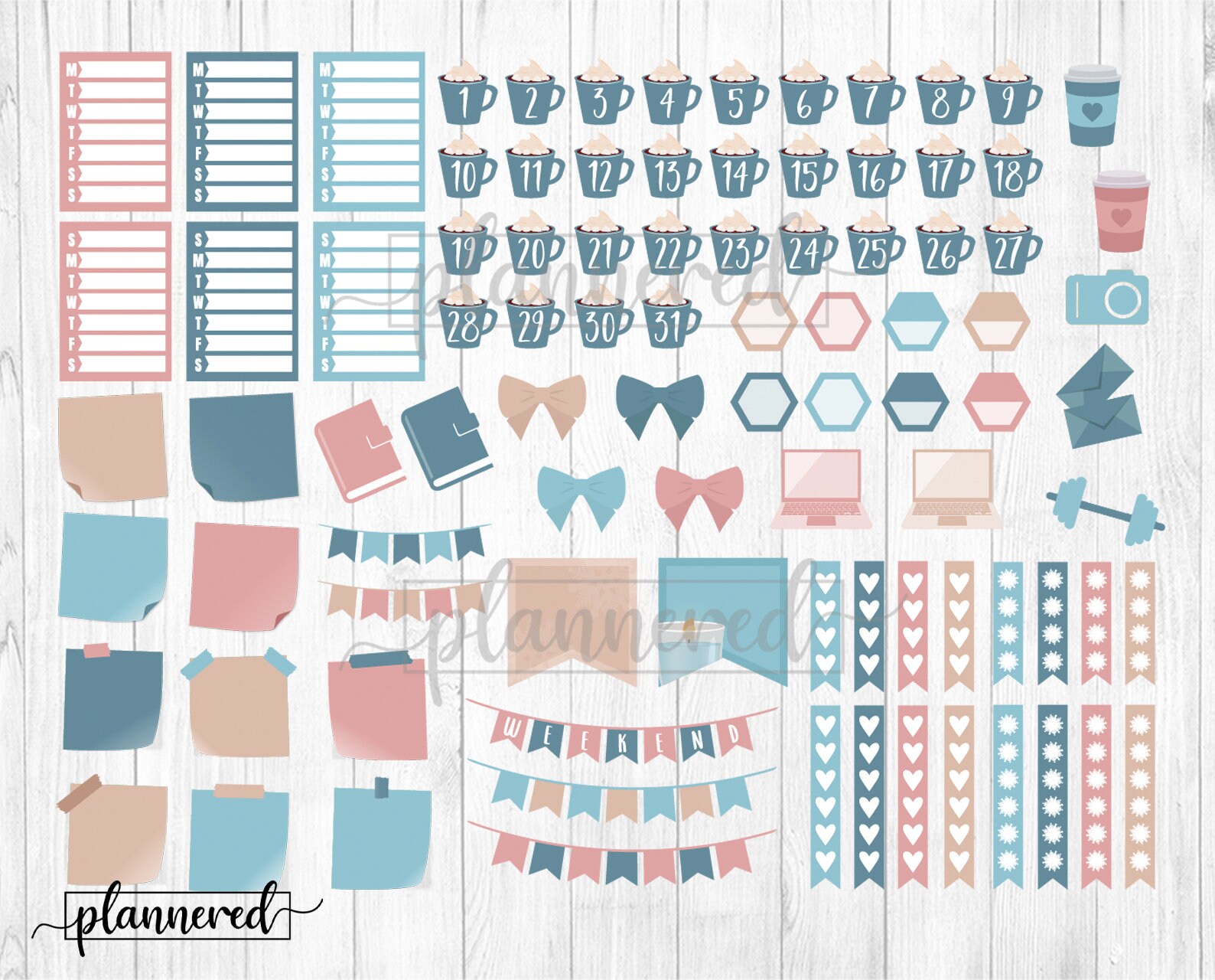 Cosy Winter Digital Stickers Winter time Digital Goodnotes | Etsy