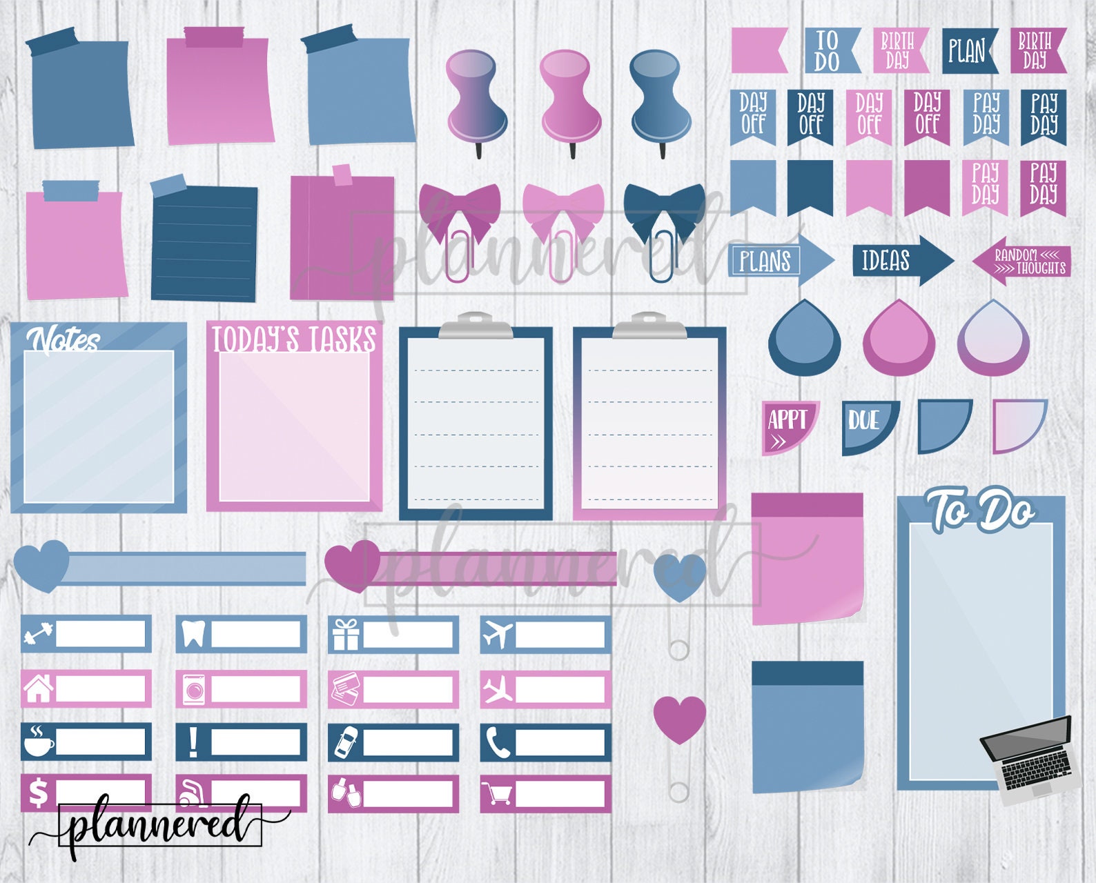 Digital Girl Boss Sticker Set 500 Girlboss Digital Sticker - Etsy