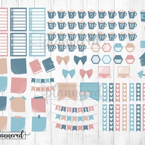 Cosy Winter Digital Stickers, Winter at Home Digital Goodnotes Stickers ...