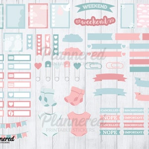 Pregnancy Digital Stickers, 500+ Digital Pregnant Stickers, Precropped ...