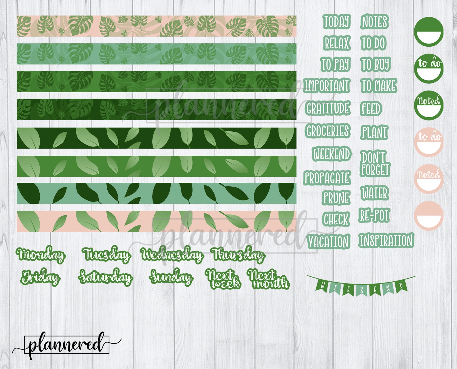 Plant Addict Digital Stickers 500 Digital Crazy Plant Lady - Etsy