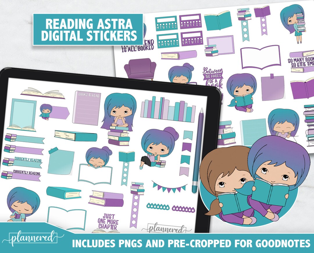 Astra Reading Digital Stickers - Astra Stickers - White, iPad ...