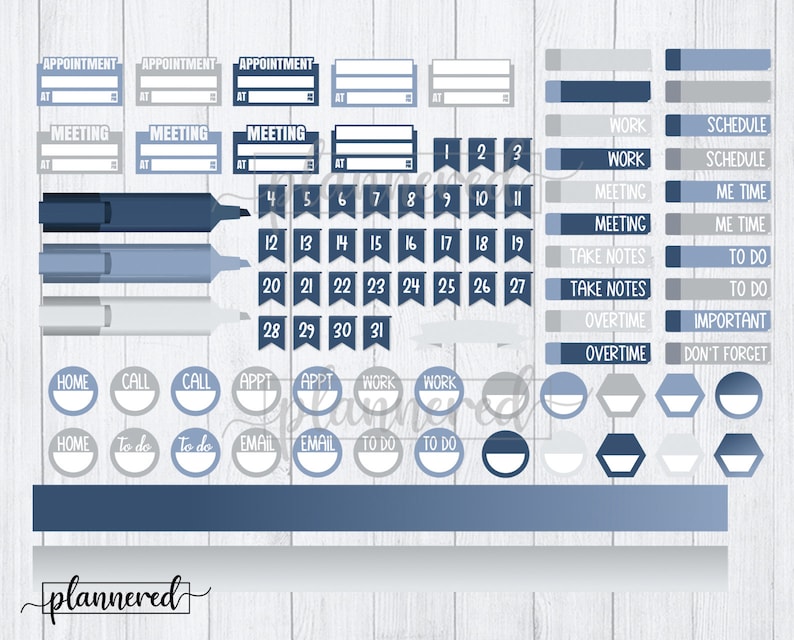 Work Digital Stickers 500 Office Working Digital Sticker - Etsy