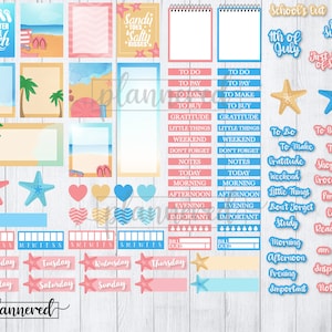 Beach Days Digital Stickers, 600+ Summer Digital Sticker Set ...