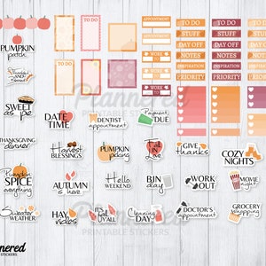 Fall Digital Stickers, 500+ Digital Fall Stickers, Precropped Goodnotes ...