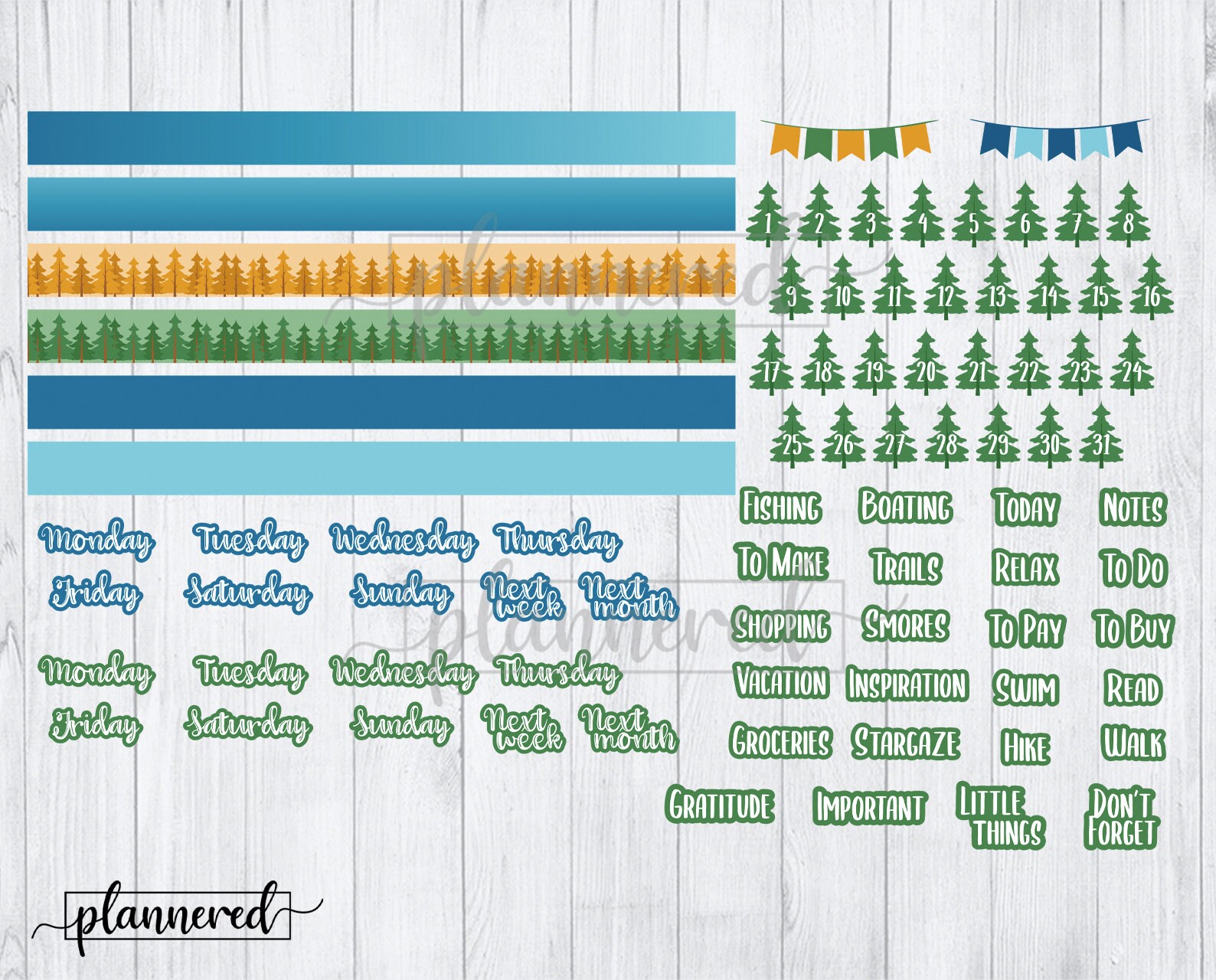 Lake House Digital Stickers, 602 Lake Life Digital Sticker Set ...