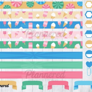 July Digital Stickers, 500+ Digital July Summer Sticker Set, Precropped ...