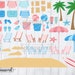 Beach Days Digital Stickers 600 Summer Digital Sticker Set - Etsy